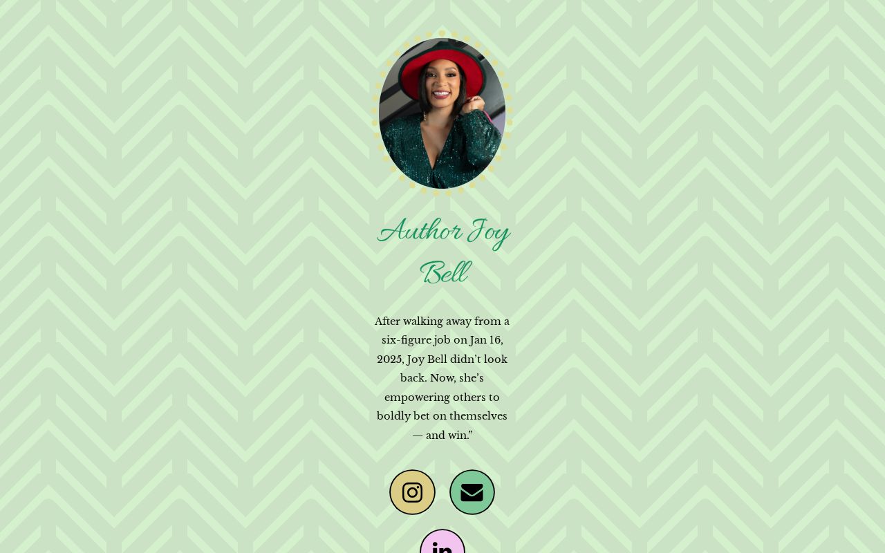 Author Joy Bell